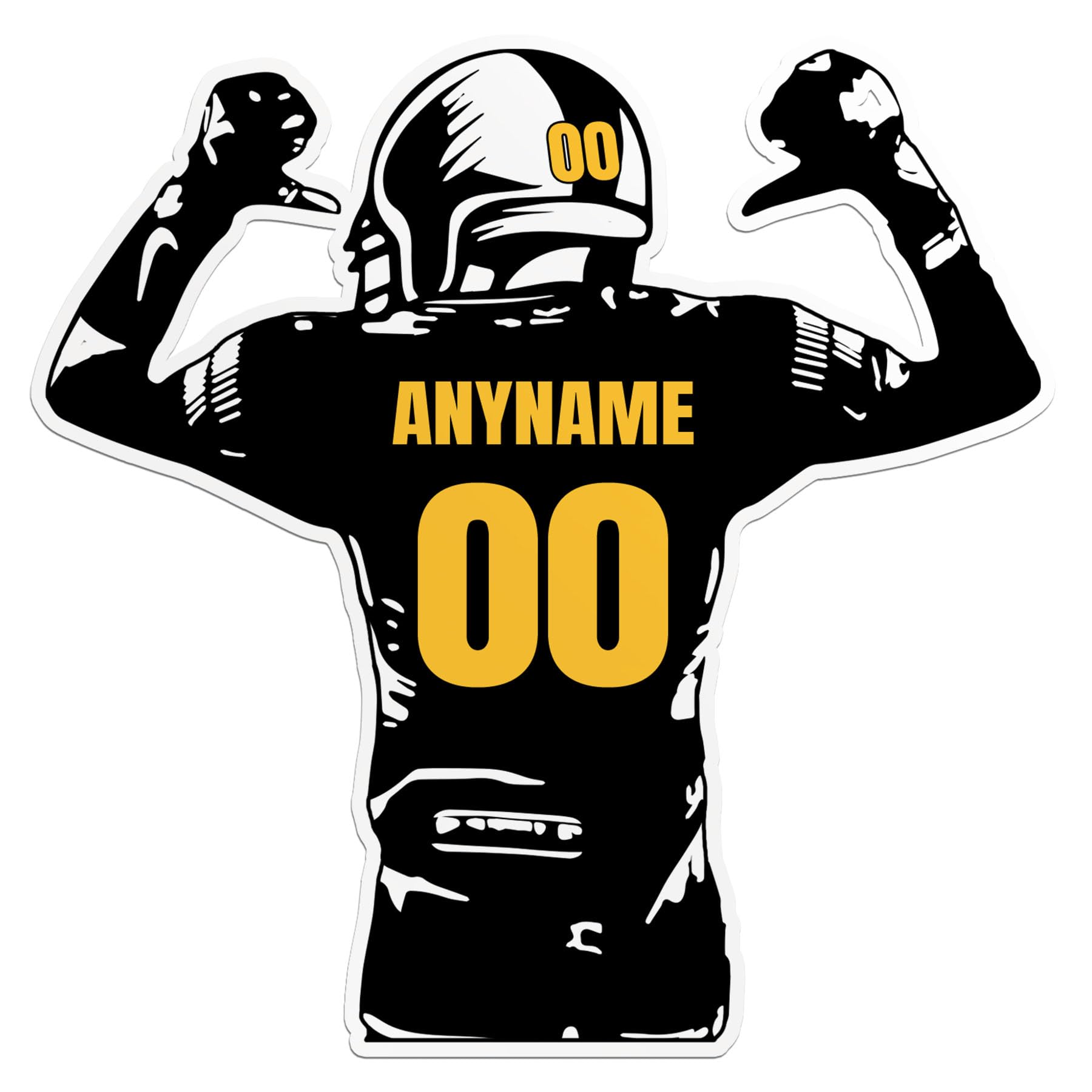 American Football Stickers 428 American Football Stickers Stock