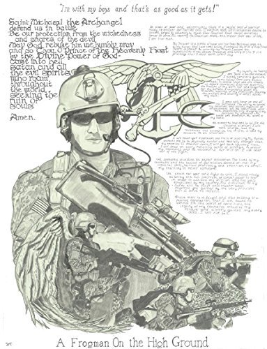 Navy Seal Frogman Drawing