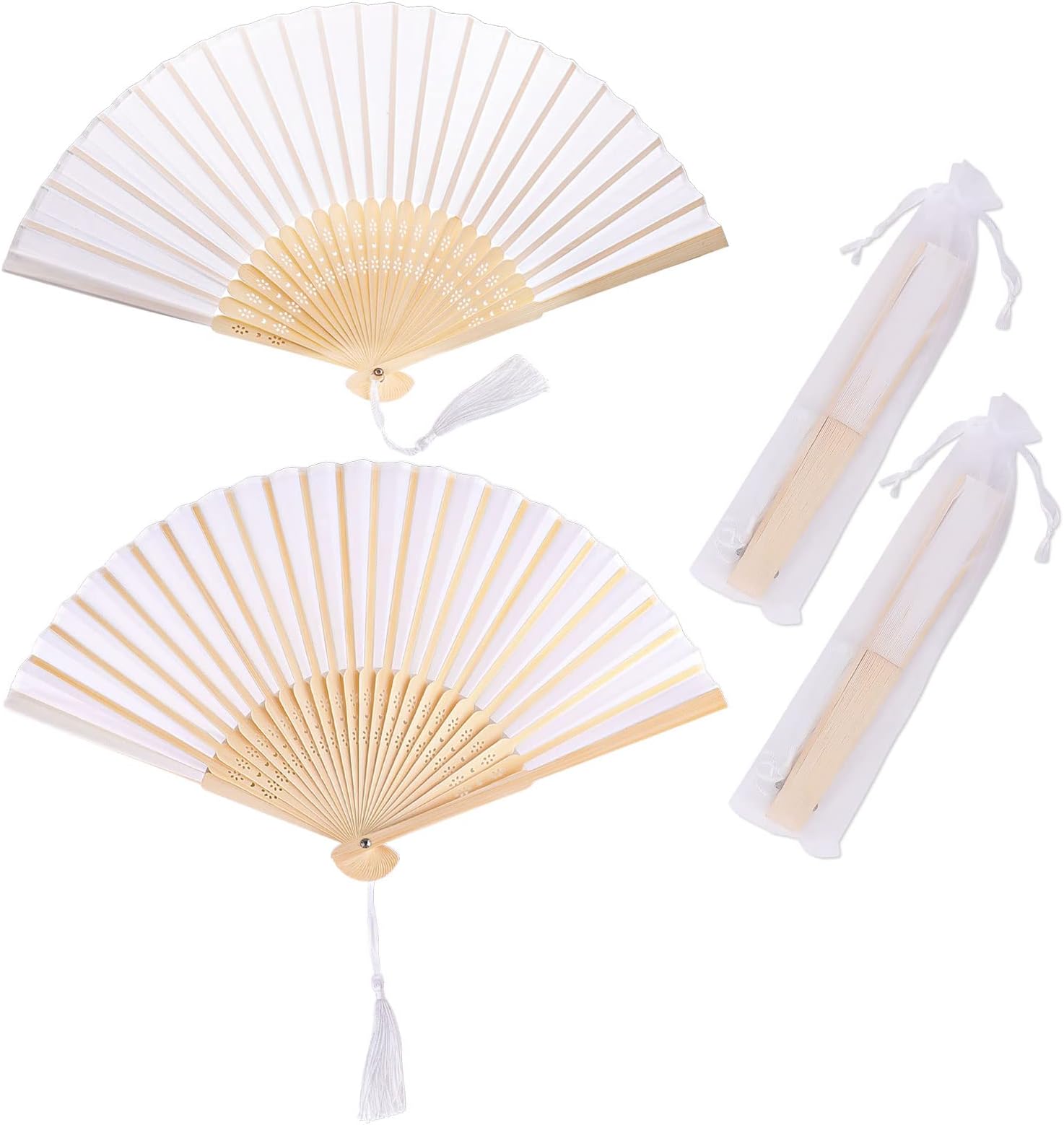 2 Stück Fächer Schwarz,Handfächer Klein Faltfächer,Rave Fächer ...