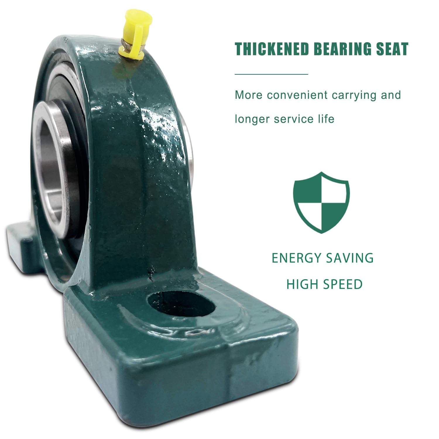 Snapklik.com : 2 Pcs UCP208-25 Pillow Block Mounted Ball Bearing