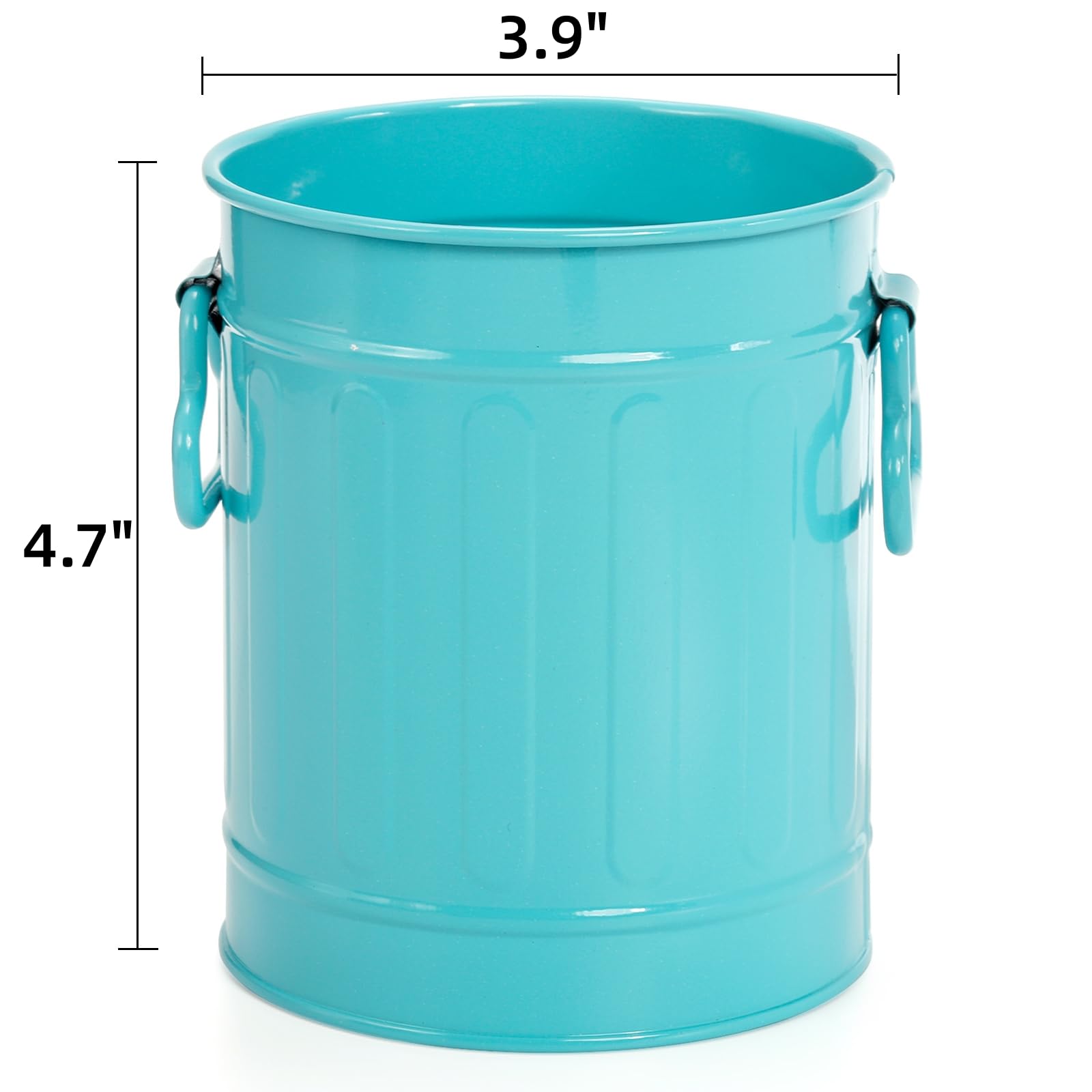 Snapklik.com : Noamus 9 Pack Metal Pen Holder, Mini Pencil Bucket