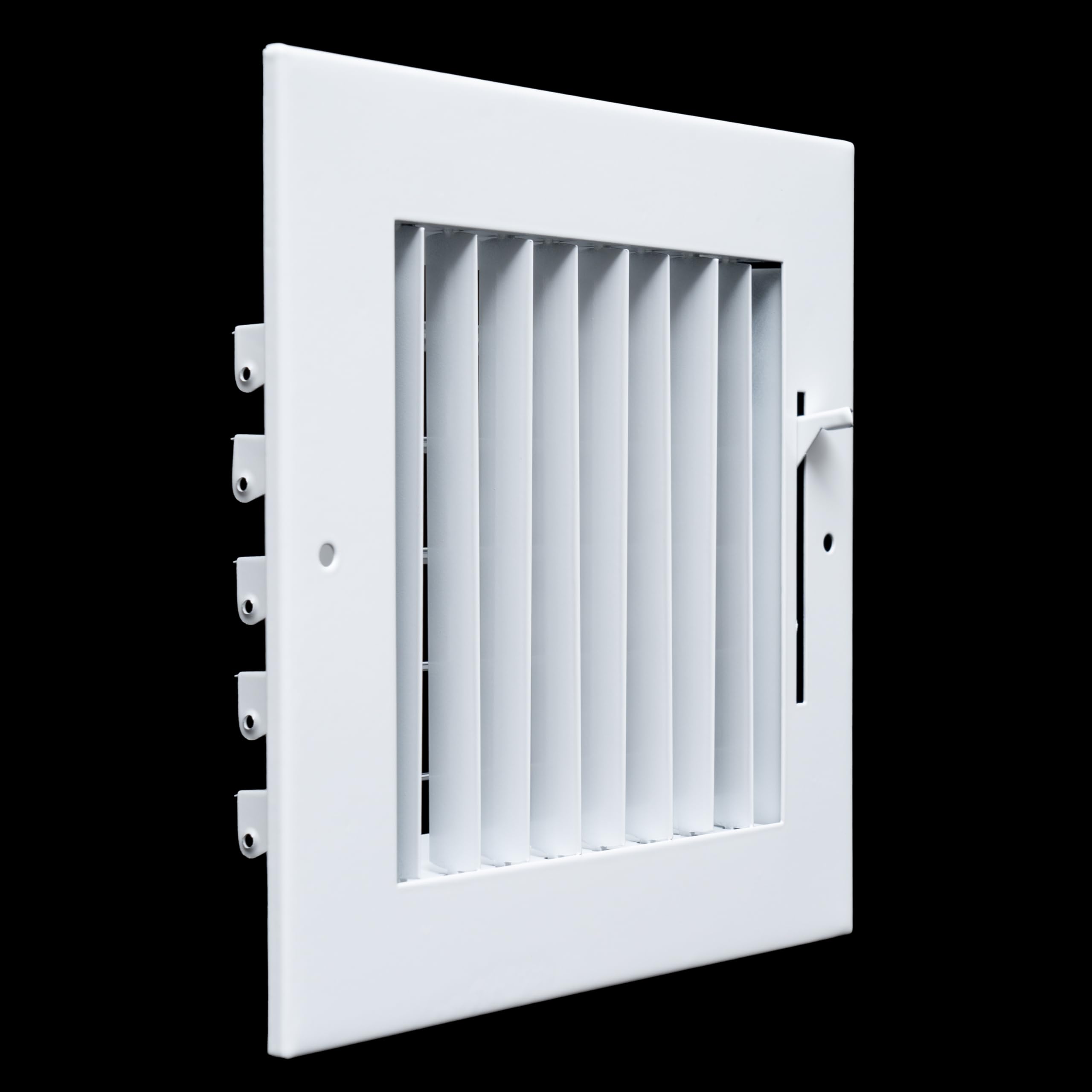 Snapklik.com : Fits 6x6 Duct Opening Steel Adjustable Air Supply Grille ...