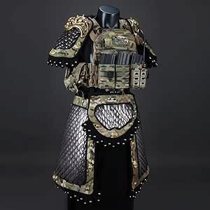 Mounay Tactical Samurai Armour Set, 6-in-1 Tactical Equipment Shoulder ...