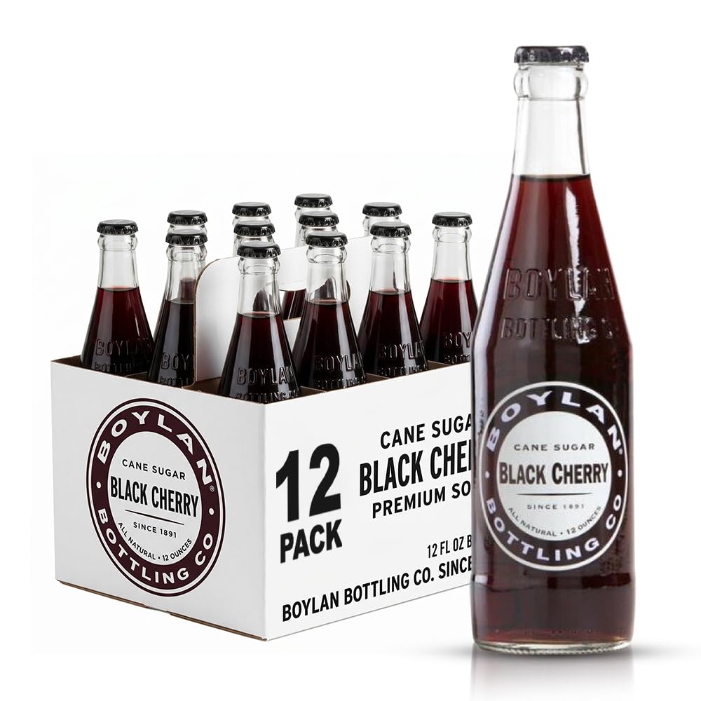 Snapklik.com : Boylan Black Cherry Soda, 12 Fl Oz