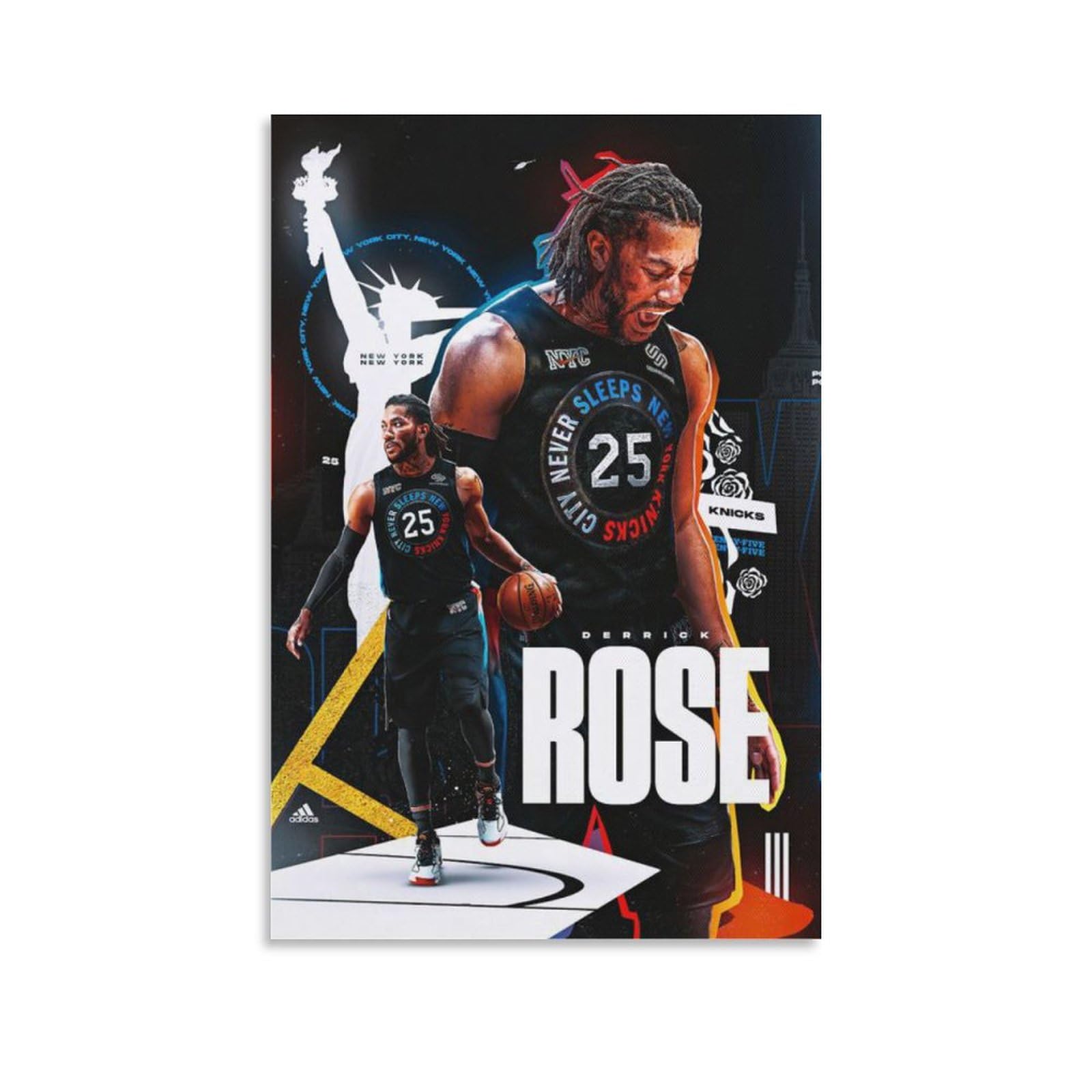 Derrick Rose Adidas Poster