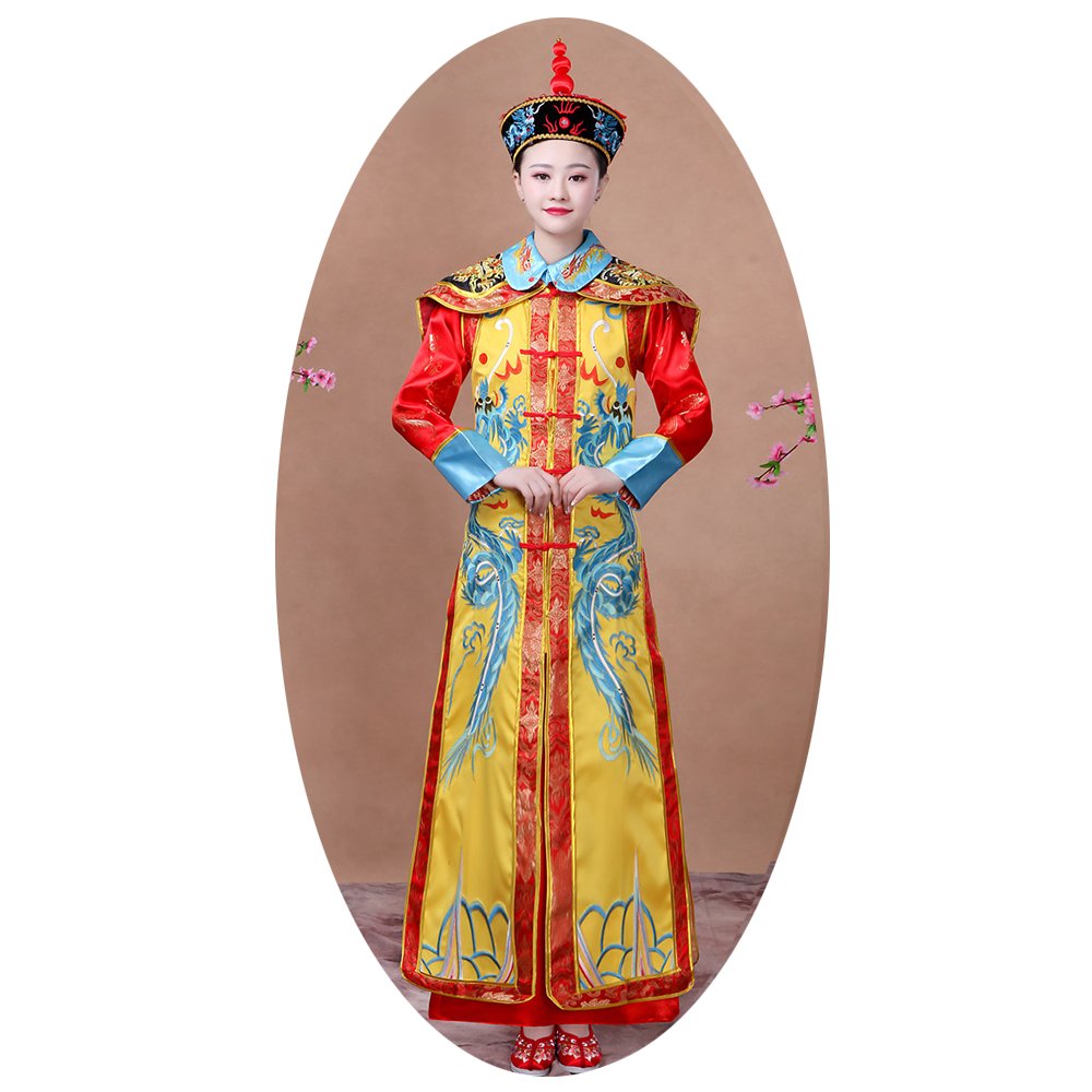 Buy The Qing Dynasty Costume/Queen's dress/Ancient Chinese Cosplay ...