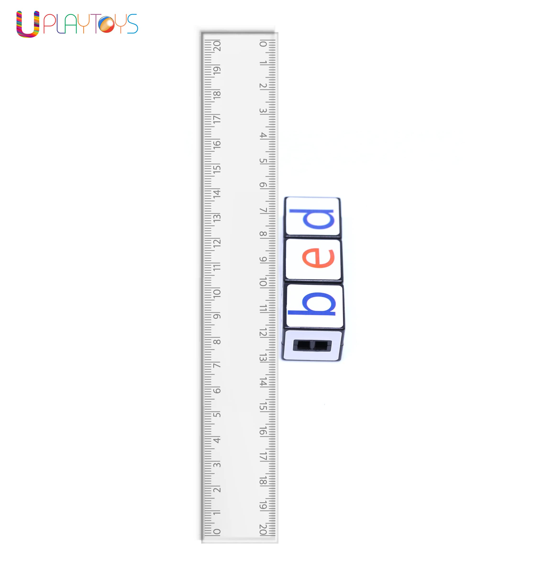 UPlayToys Reading Cubes 5pcs New Version Montessori Phonetic Blocks uplaytoys-reading-cubes-5pcs-new-version-montessori-phonetic-blocks