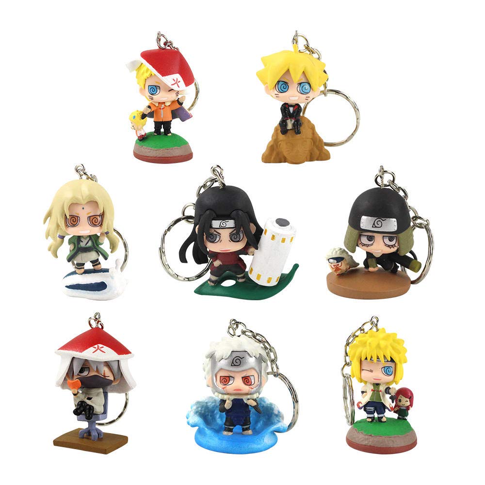Buy VNNY 8pcs Naruto Figures All the Hokages Uzumaki Boruto Hashirama ...