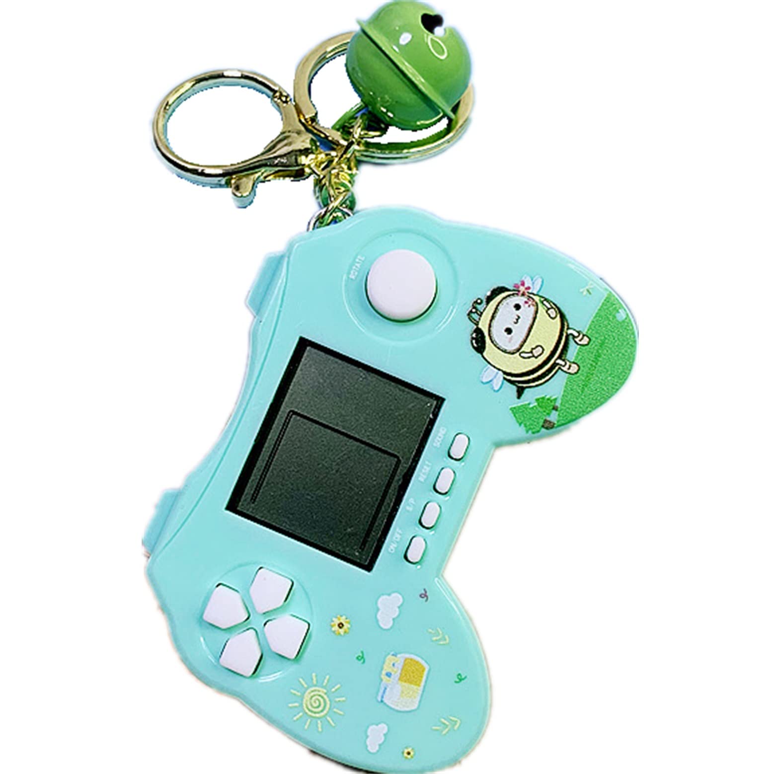 Amazon.com: Retro Classic Game Console Pendant Keychain Playable ...