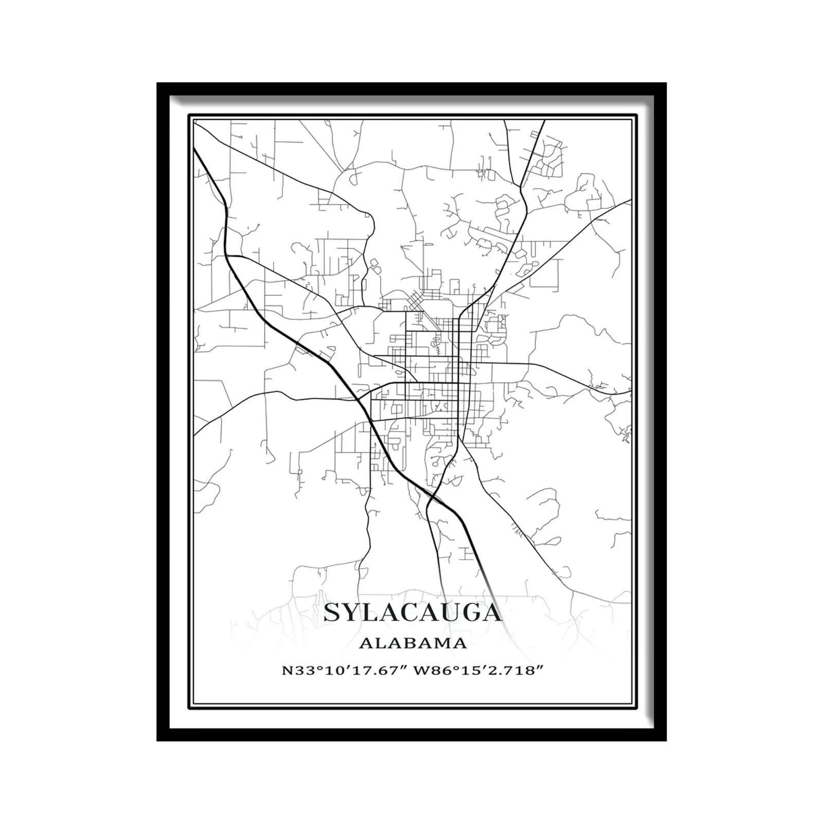 Map Of Alabama Cities And Towns Alabama State Towns And Roads Graphic