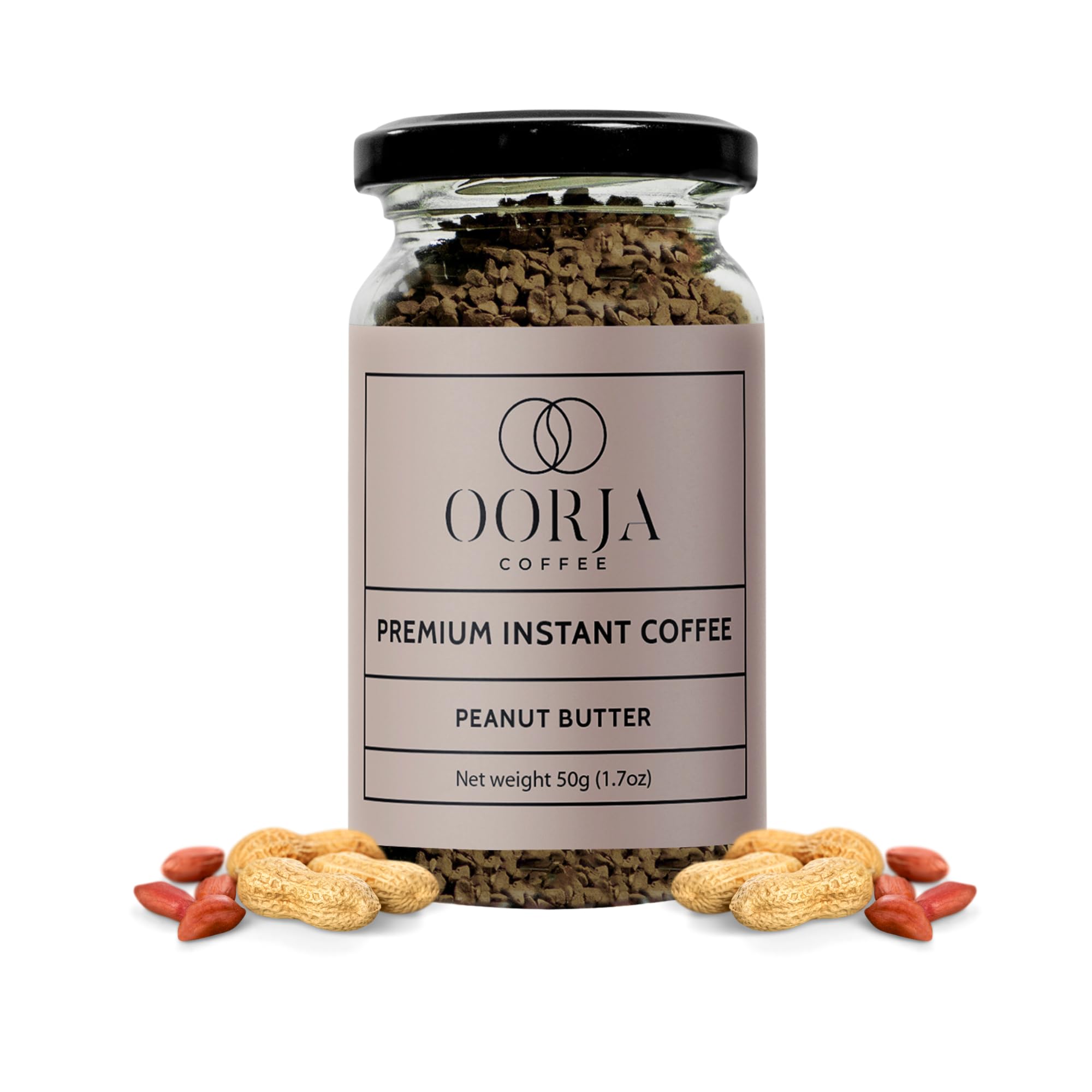 Amazon.com: OORJA COFFEE - Instant Coffee Powder Peanut Butter Flavored ...