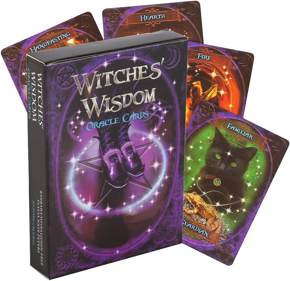 Witches' Wisdom Oracle Cards Witches' Wisdom Tarot Cards Set Tarot ...