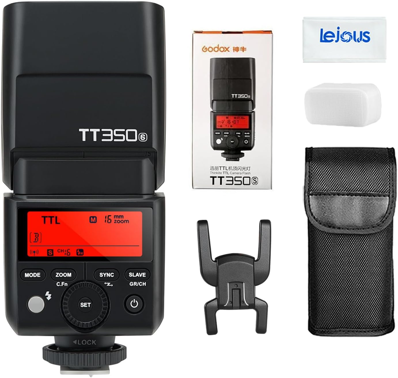 GODOX TT350S Flash Mini TTL para Cámaras Sony, Inalámbrico 2.4GHz, HSS ...
