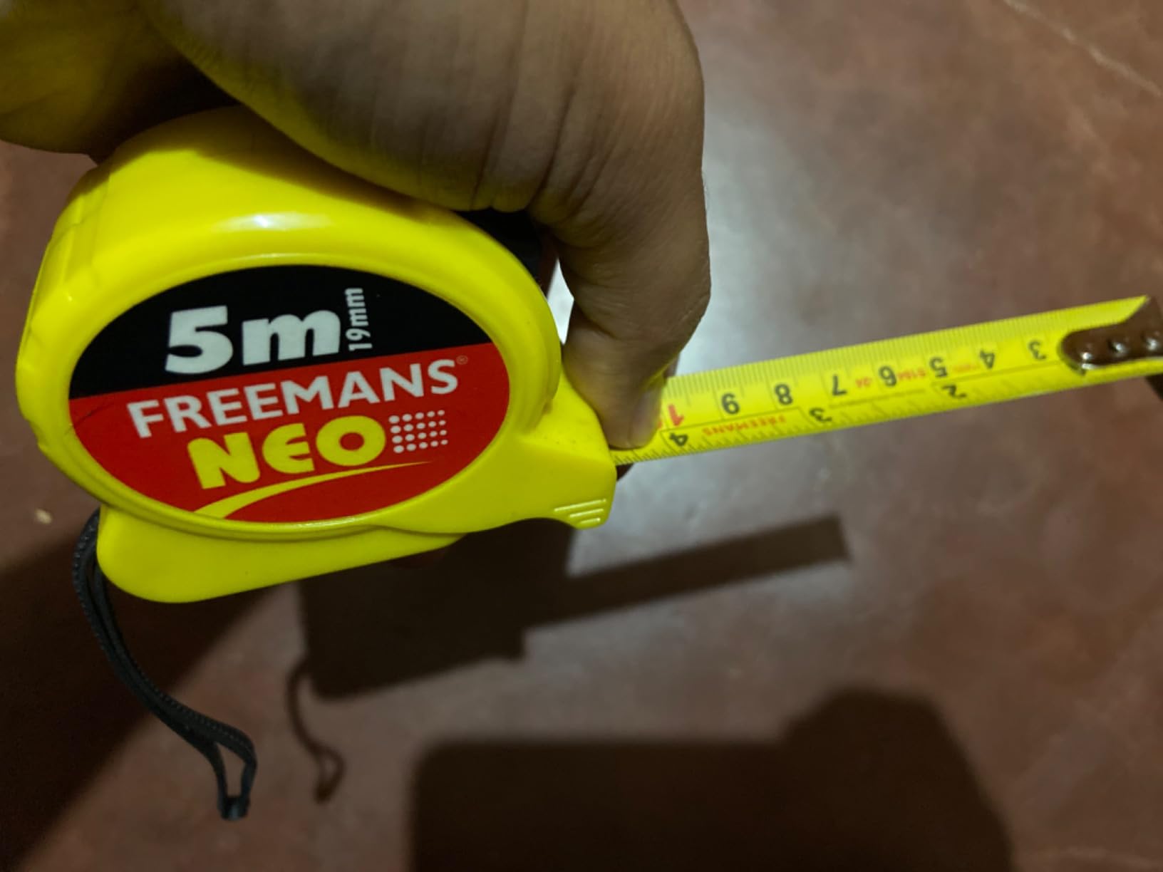 FREEMANS NEO 5m:19mm Steel Inchi Pocket Measuring Tape with Unbreakable ...