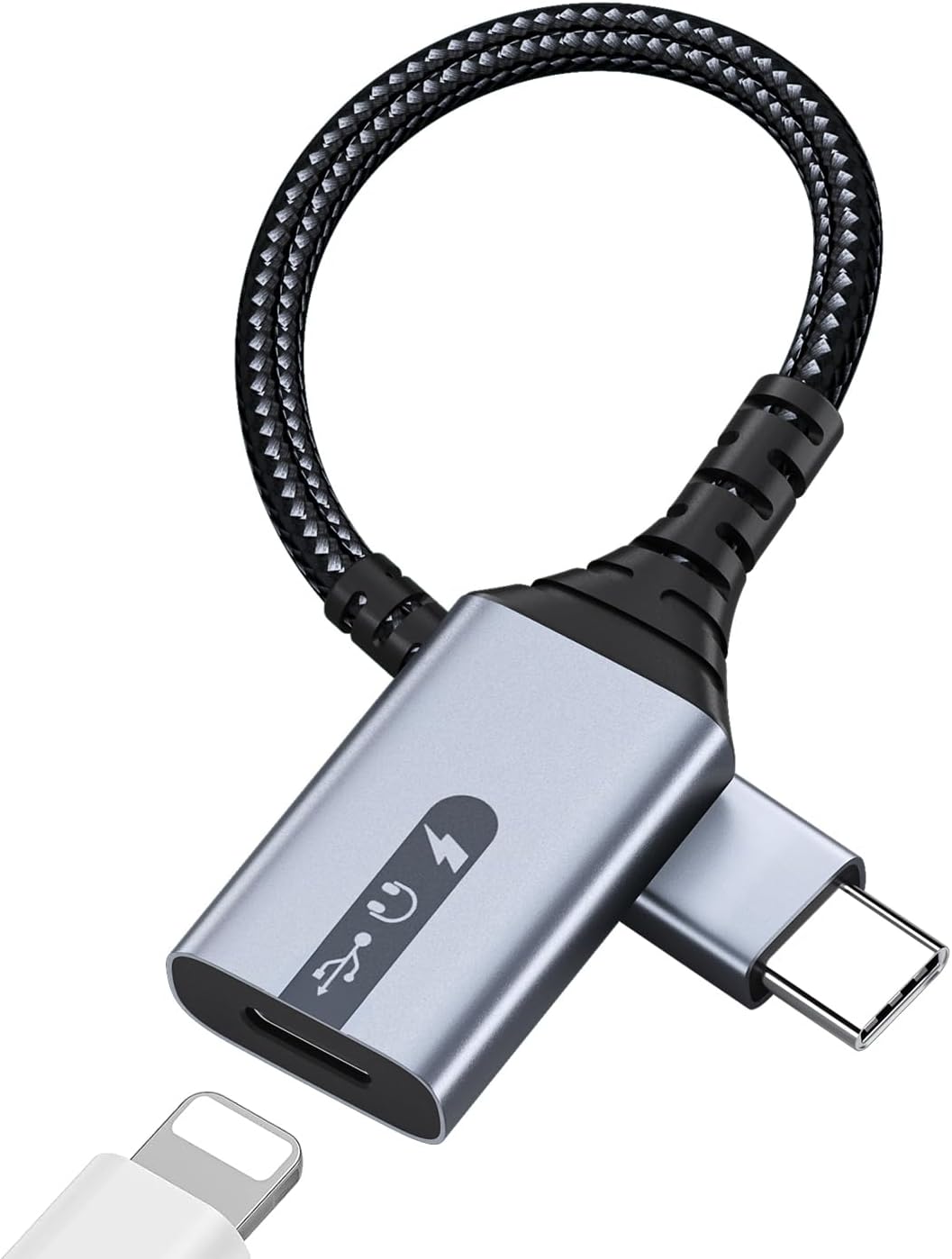 Amazon.com: LMUBOY USB-C Male to Lightning Female Audio Adapter,Type C ...