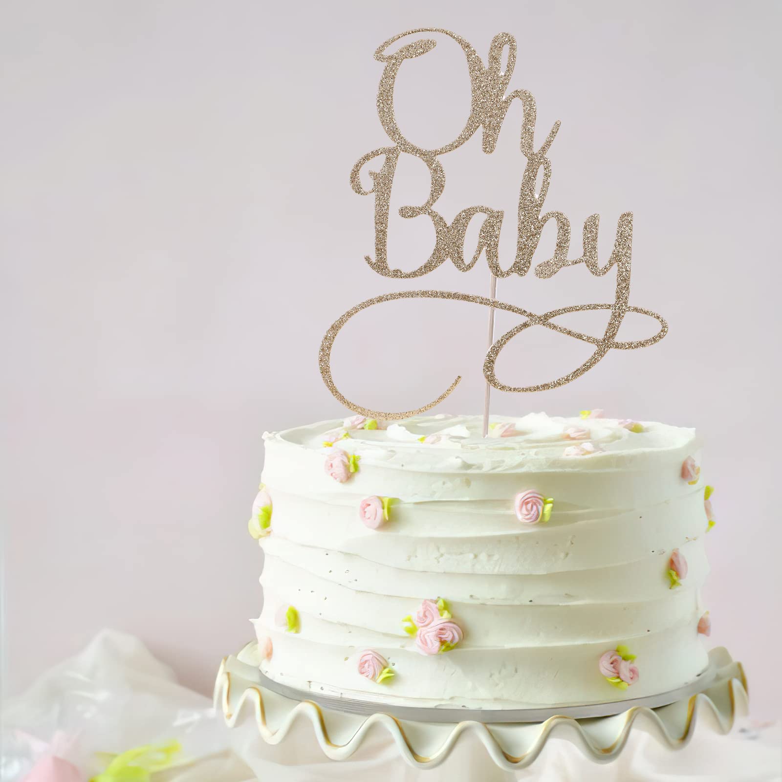 Snapklik.com : Oh Baby Cake Topper - Smash Cake Topper, New Baby For ...