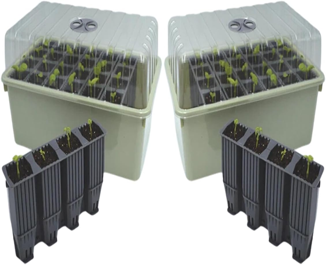 Haxnicks Deep Rootrainer Sets Root Trainer Books Cells Plug Plant Seed ...
