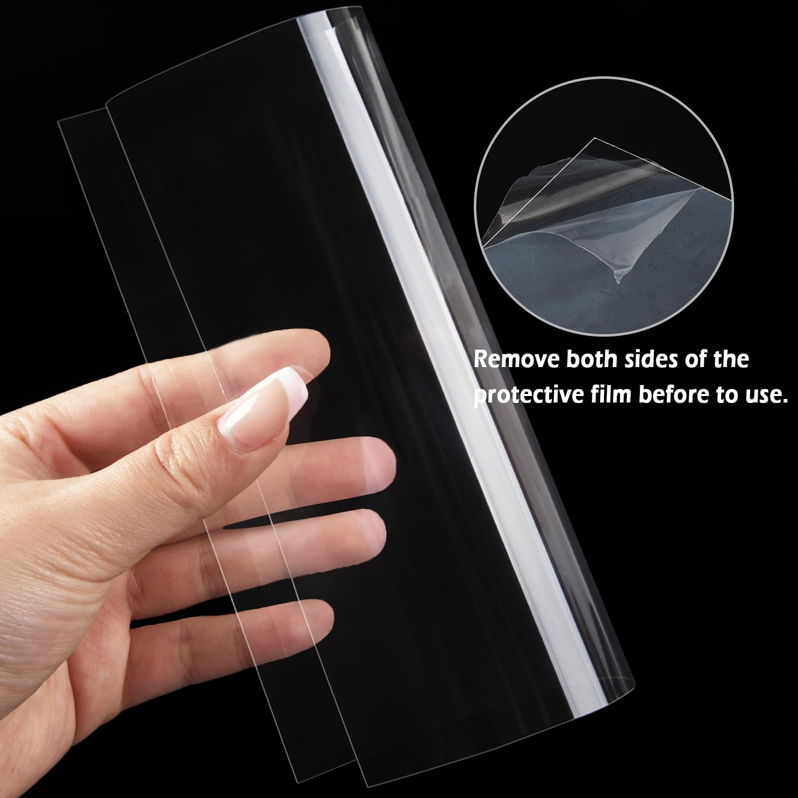 Snapklik.com : 24 Sheets Easy Cut Stencil Set, 8 X 8 Clear Mylar ...