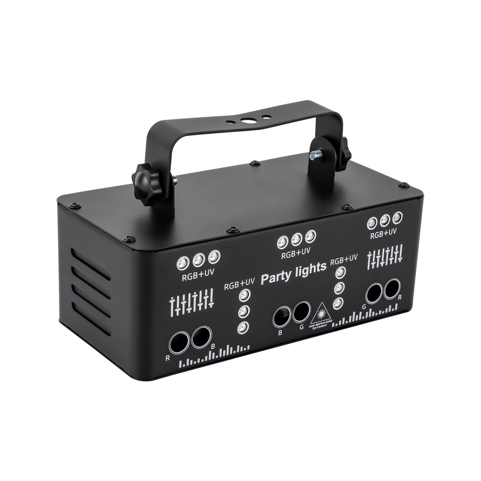 Stage Lights, 21 Holes Modern RGB DJ Party Light Freestanding AUTO/DMX ...