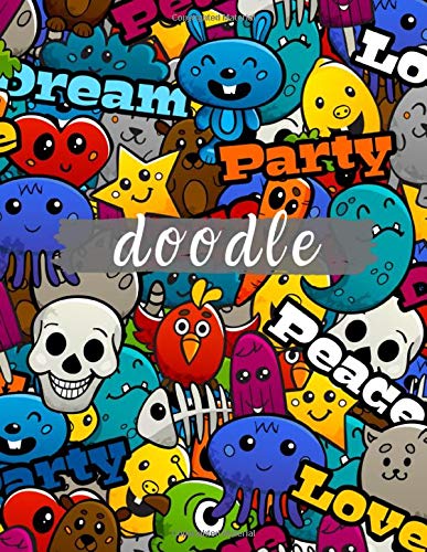 Amazon.com: Doodle: Doodling books for adults or kids. sketch book for ...