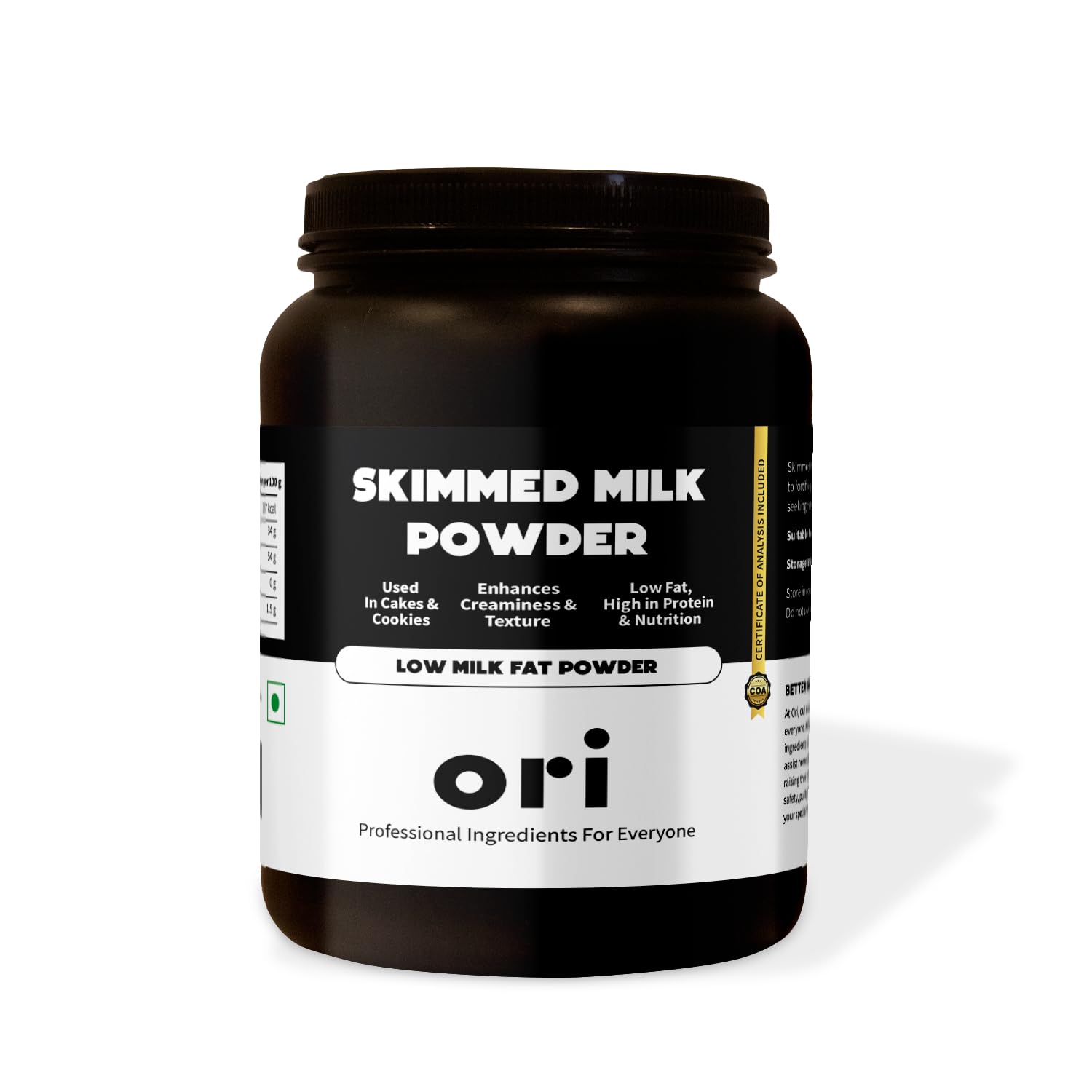 Ori Skimmed Milk Powder | Low Milk Fat Powder - 1 Kg (Pack of 1 ...