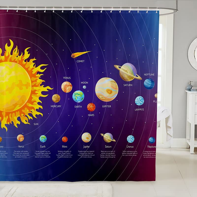 Top 10 Best Solar System Shower Curtain : Reviews & Buying Guide - Katynel