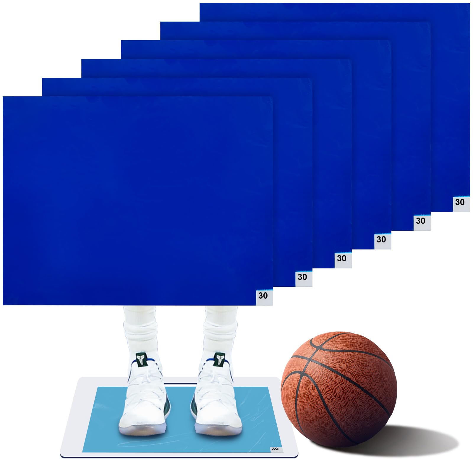 Amazon.com: 180 Pcs Basketball Sticky Mat, 17.7x13.8inch Replacement ...