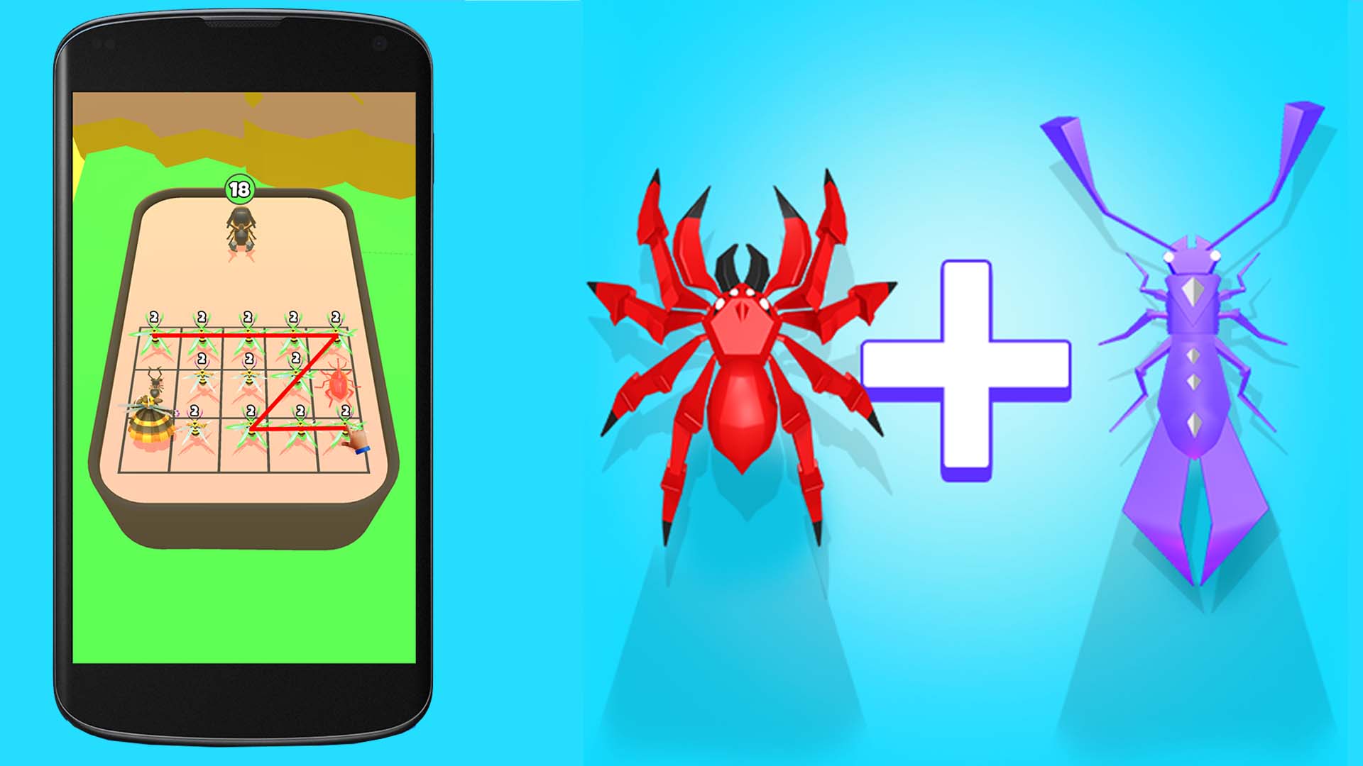 Merge Insect Battle - Merge Master Insect Evolution Battle Merge Games ...