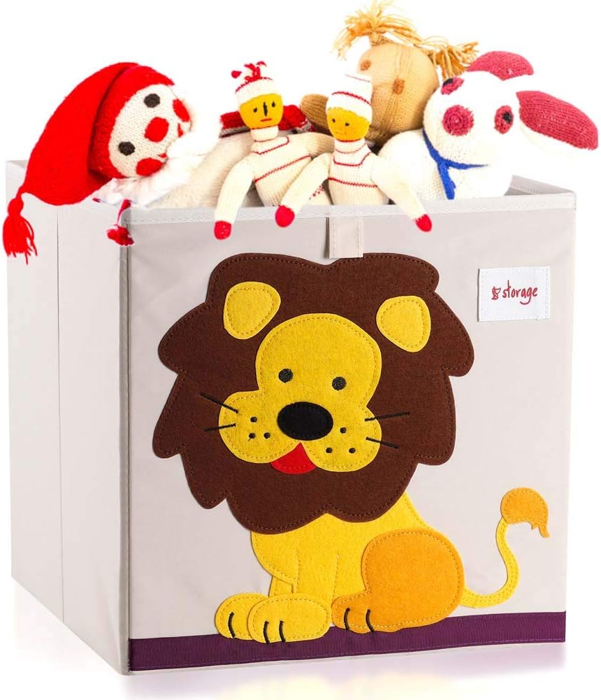Amazon.com: SITAKE 2 Pcs Foldable Animal Toy Storage Box/Bin/Cube ...