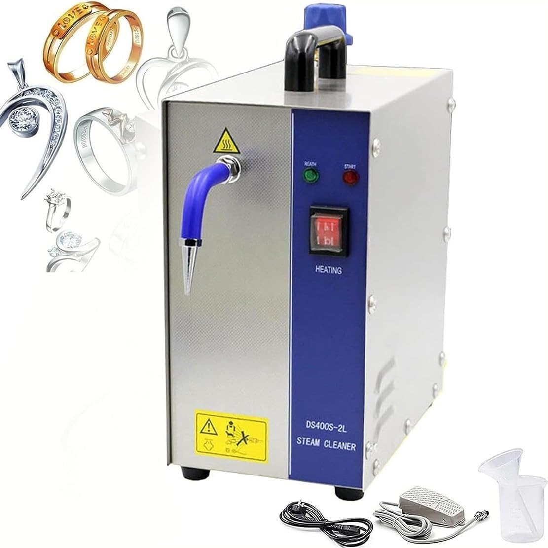 Amazon.com: Professional Gem Steam Cleaner Machine with Heater, 1300W ...