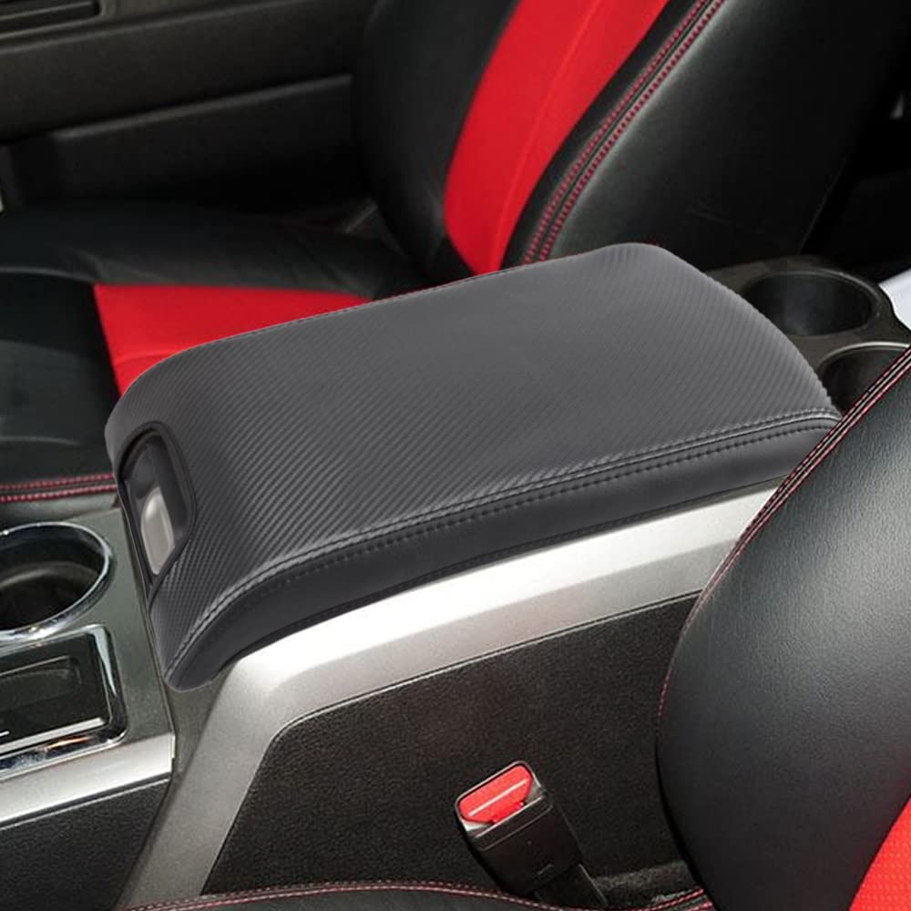 Amazon.com: XITER 1PC Leather Center Console Armrest Box Cover ...