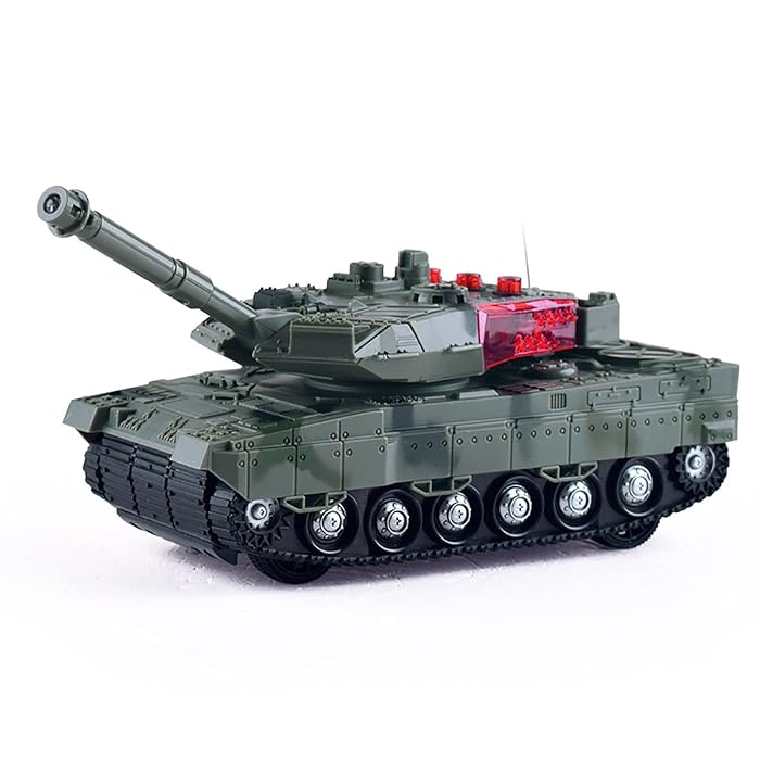 Buy RC Tank Model, Radio Controlled Military Battle Tank Toy 360 ...