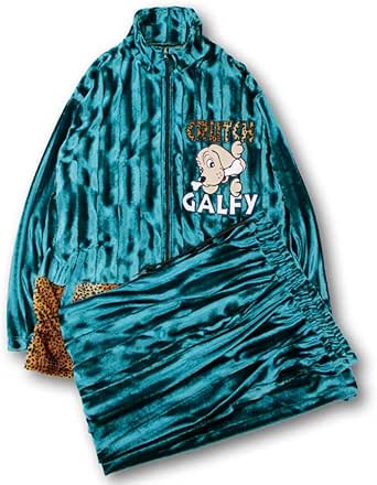 Amazon | (ガルフィー)GALFY いにしえチンピラセットアップ(133026) (エメラルドグリーン, 中型犬(L)) | ジャージ上下セット 通販