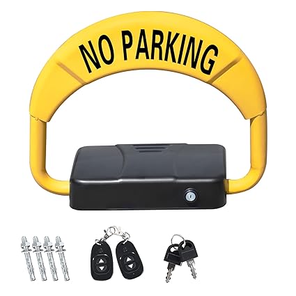 ORIENTOOLS Automatic Parking Barrier 30M, Remote Control Parking Lock ...