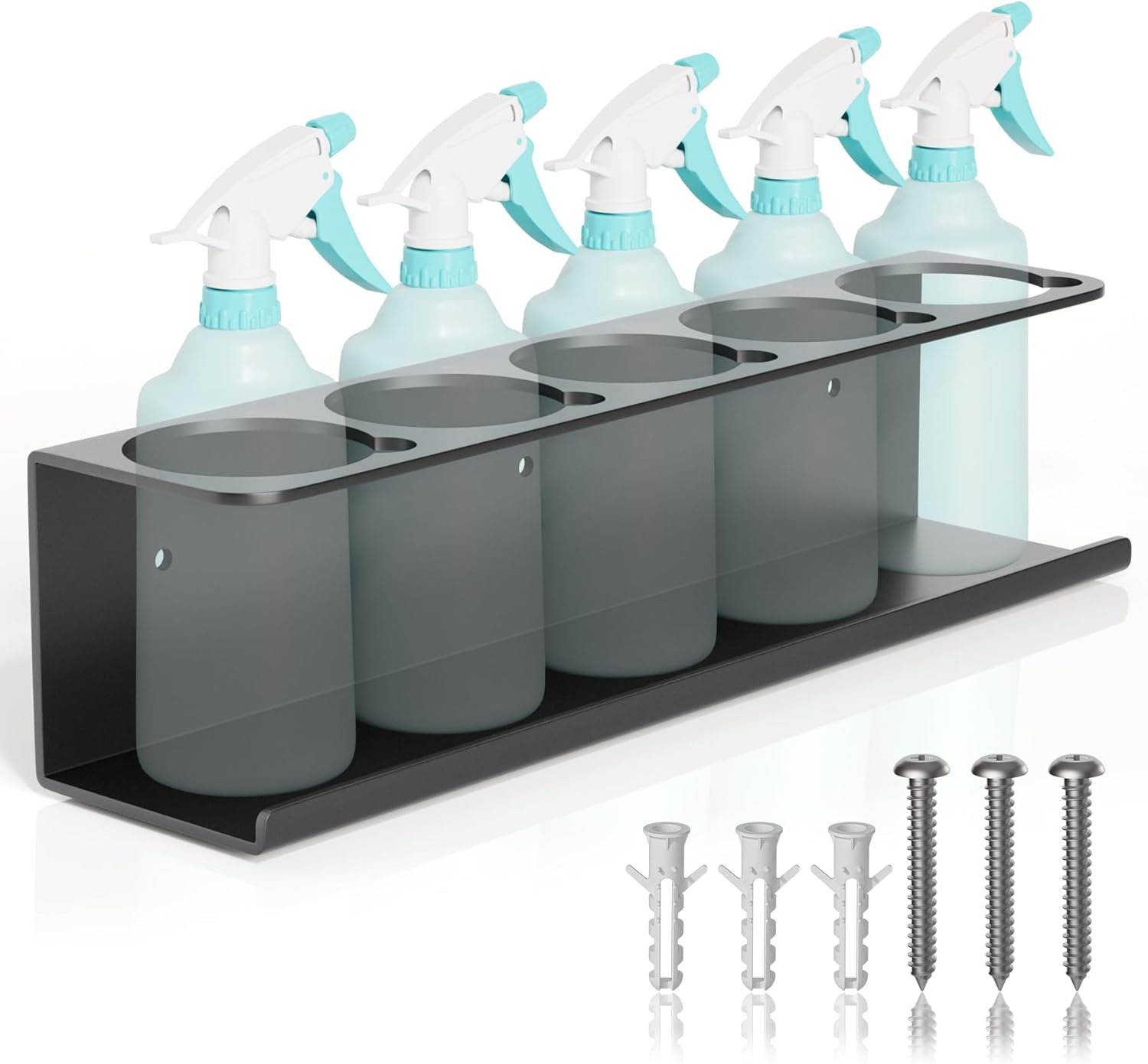 Amazon.com: NOORSUMD 2 Pack 5 All-Purpose Spray Bottle Holder Wall ...