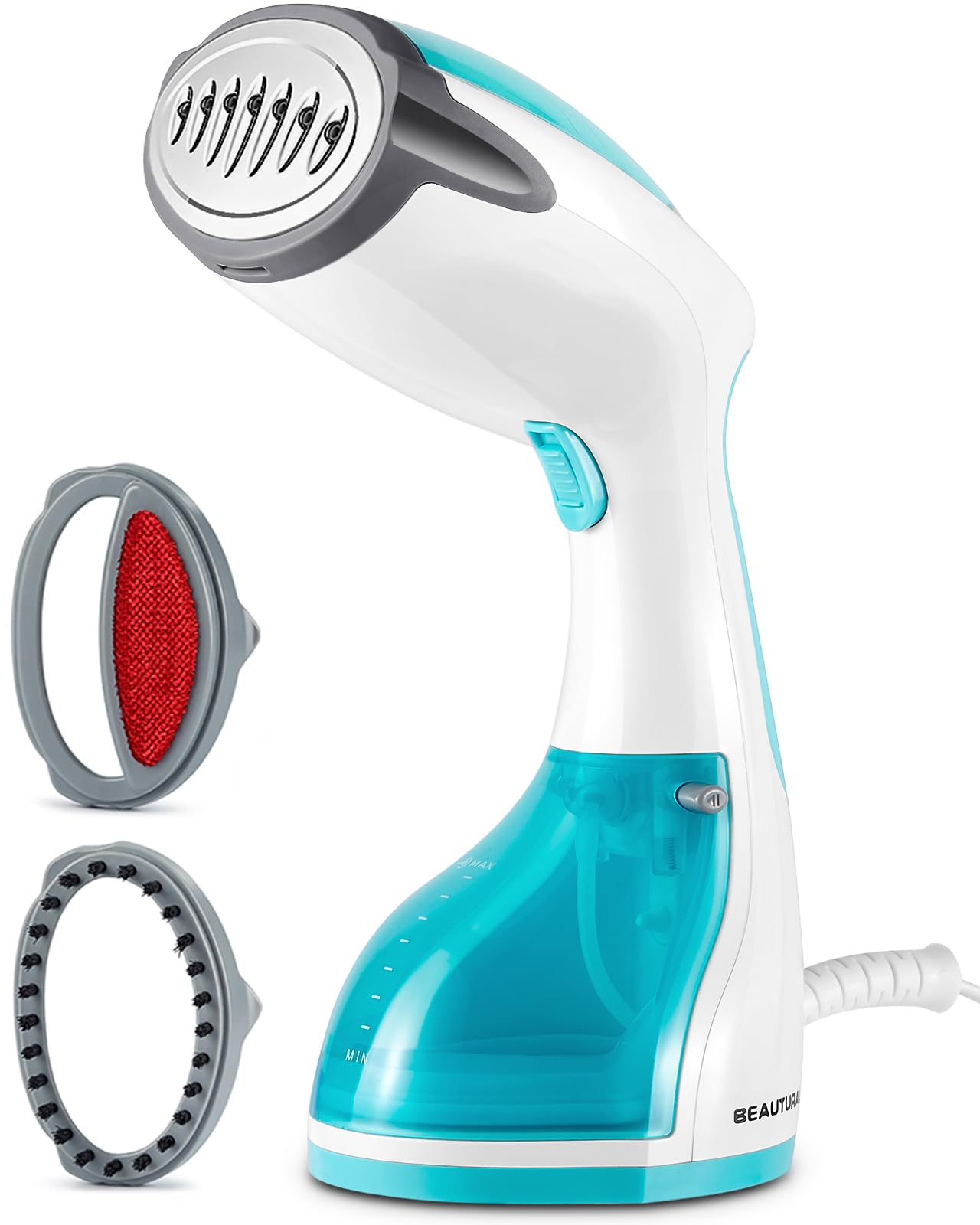 BEAUTURAL 1200-Watt Handheld Steamer for Clothes, 30-Second Heat-up, 8. ...