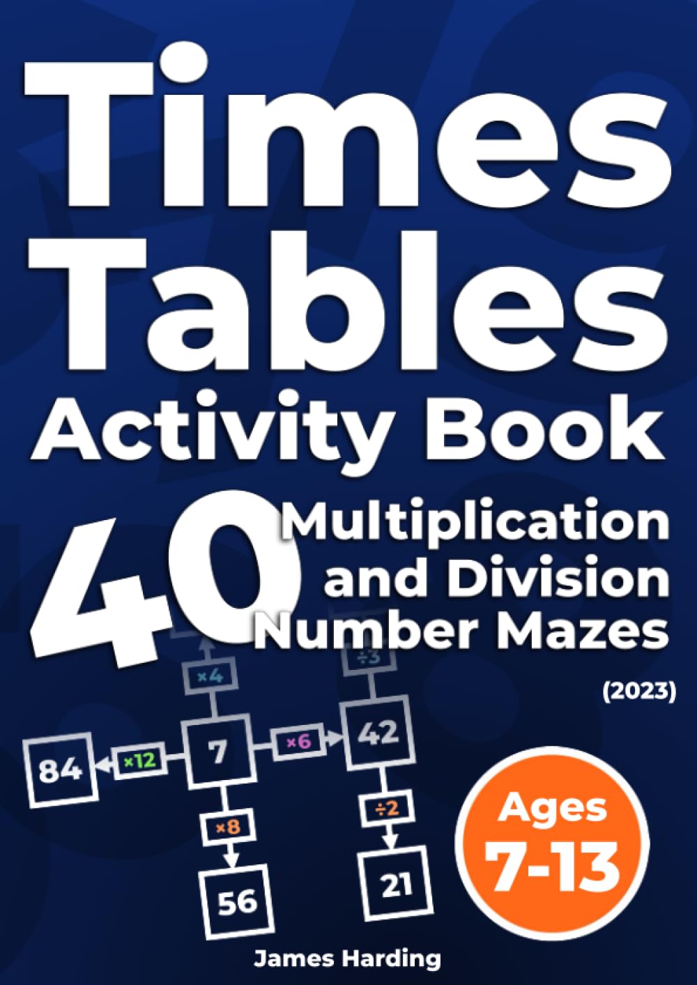 Times Tables Activity Book – 40 Multiplication and Division Number ...