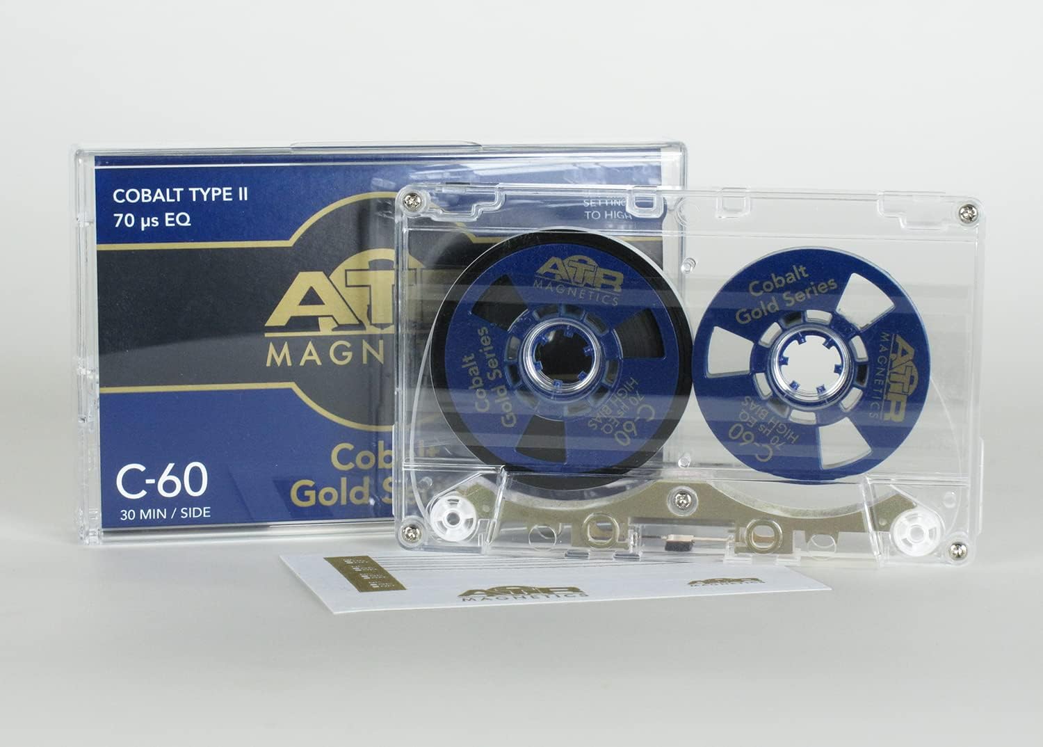 Amazon.com: ATR Magnetics Gold Series High Bias Cobalt Cassette Tape 5 ...