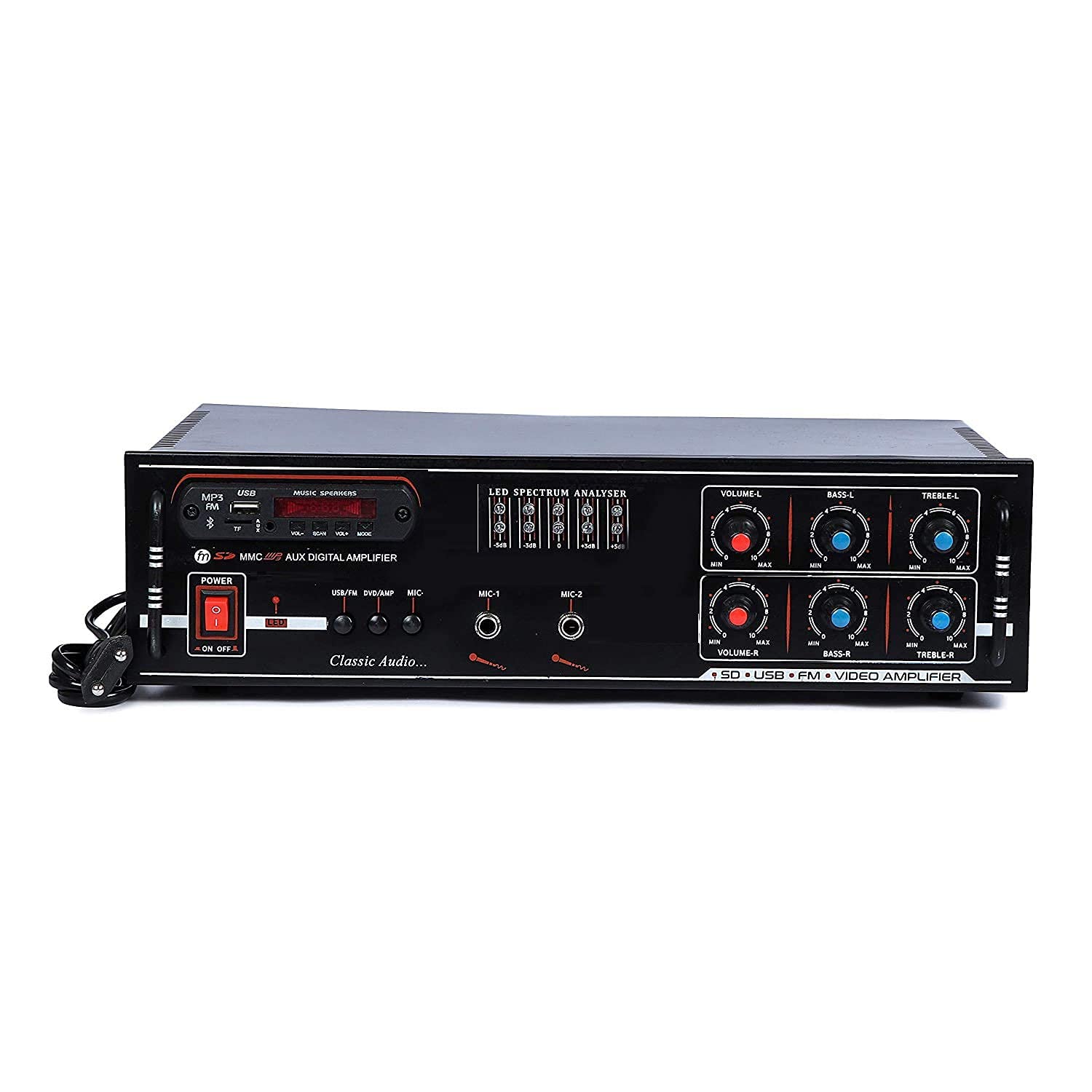 Buy Tech-lobby® 8 Transistor 4 Channel Stereo Power Amplifier with MIC ...