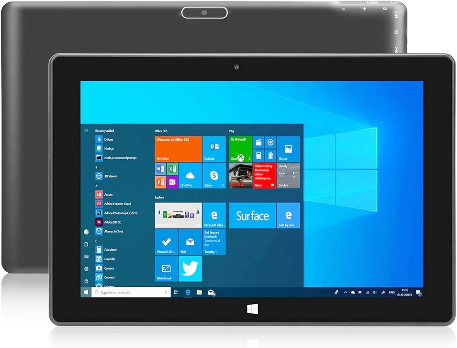 SZTPS Windows 11 Tablet PC, 10 Inch Tablets Windows 11, Tablet Computer ...