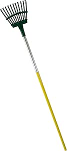 Amazon.com : Flexrake 3A 8" Steel Head Shrub Rake With 48" Aluminum ...