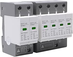 Amazon.com: AC SPD Surge Protection 2P 4P 10〜20KA 20〜40KA 30KA〜60KA ...