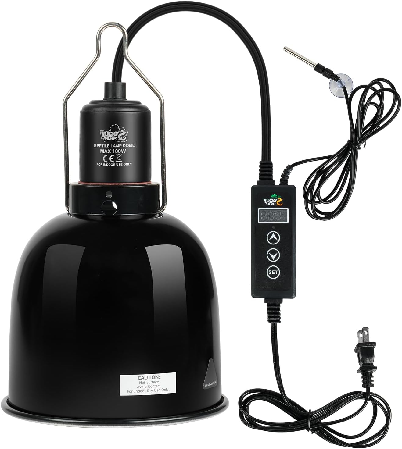 Amazon.com : LUCKY HERP Reptile Light Fixture 100W (No Temperature ...