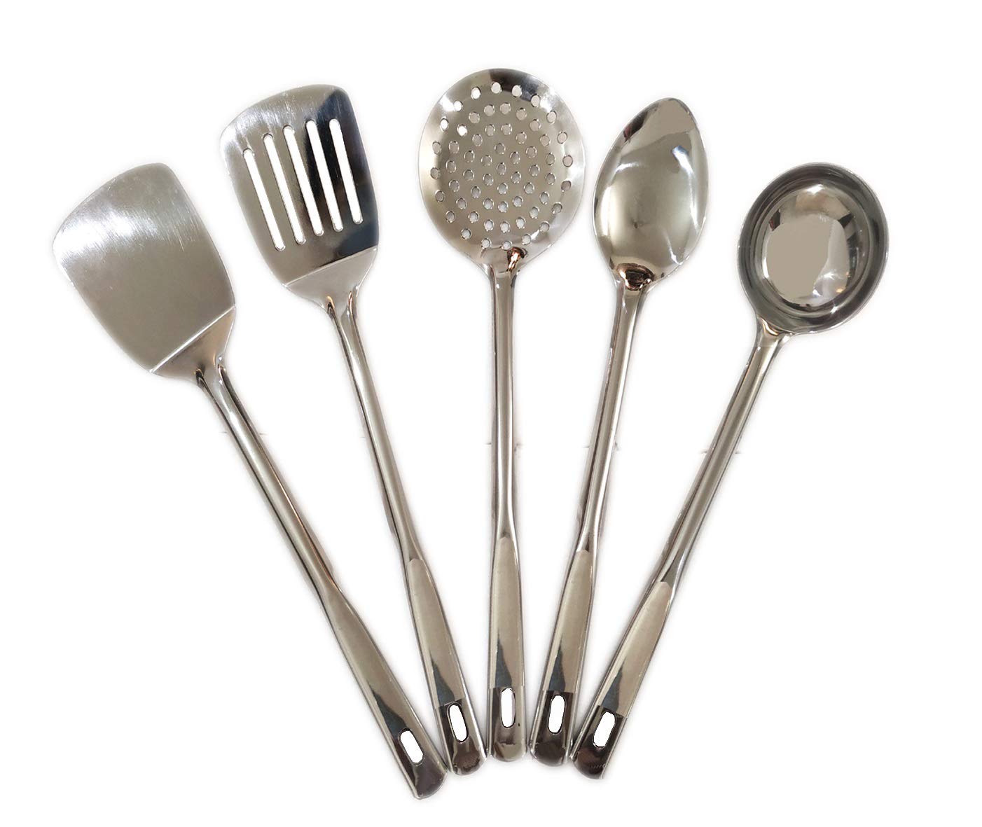 Buy 100% Stainless Steel Heavy Gauge Laddle, Skimmer, Rise Spoon ...