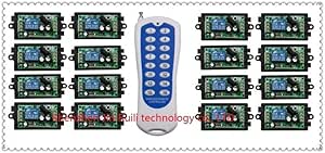 DC12V 1CH 10A wireless remote control switch system teleswitch 16CH ...
