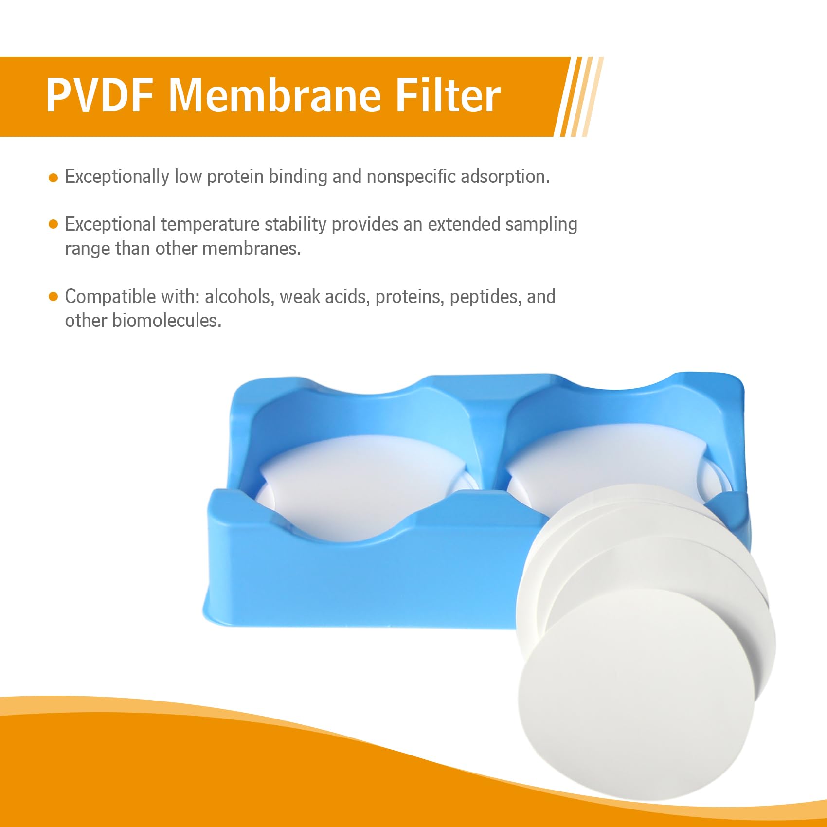 Snapklik.com : PEKYBIO 100PCS PVDF Membrane Disc Filter
