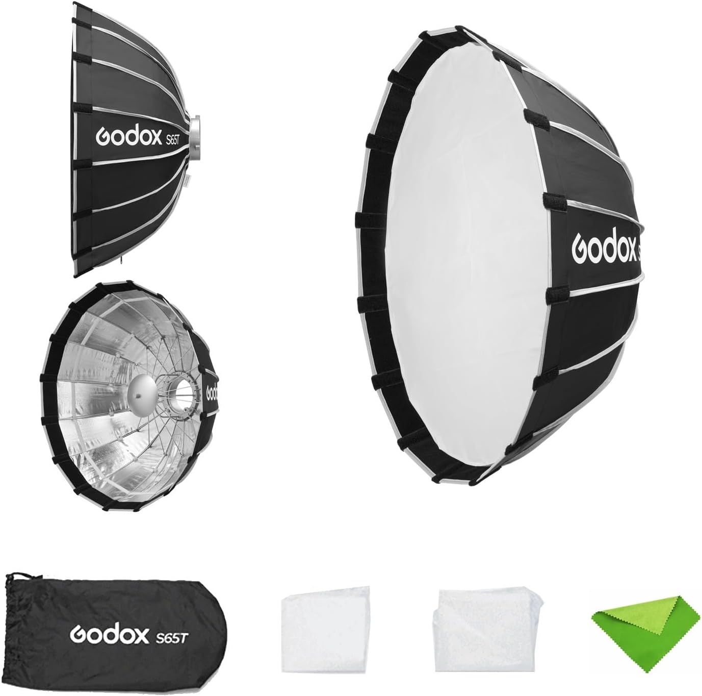 Amazon.com : Godox S65T 65cm/25.6inch Umbrella Softbox, Bowens Mount ...