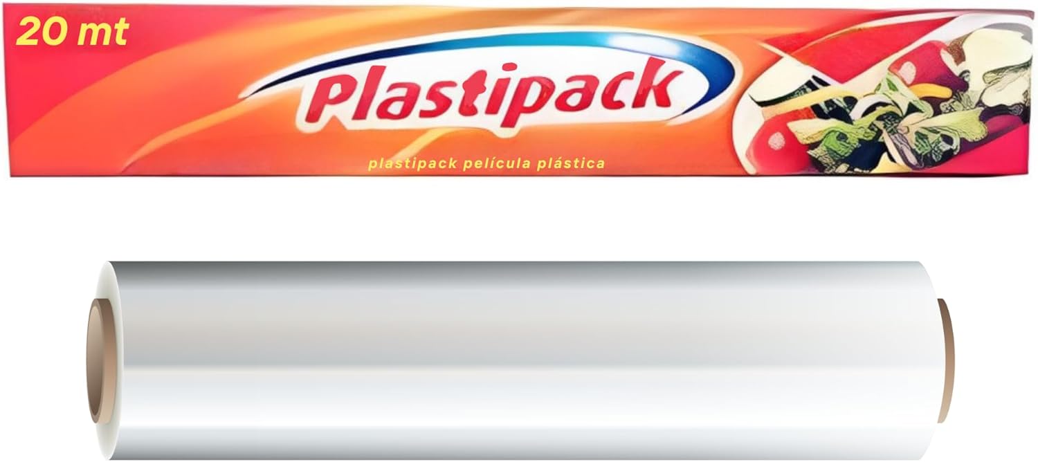 PLASTIPACK Envoltura Plástica para Alimentos de Máxima Adherencia ...