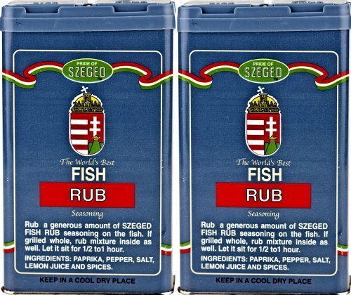 Amazon.com : Szeged - Fish Rub / Gourmet Rub / 2 -5 Oz. Tins by ...