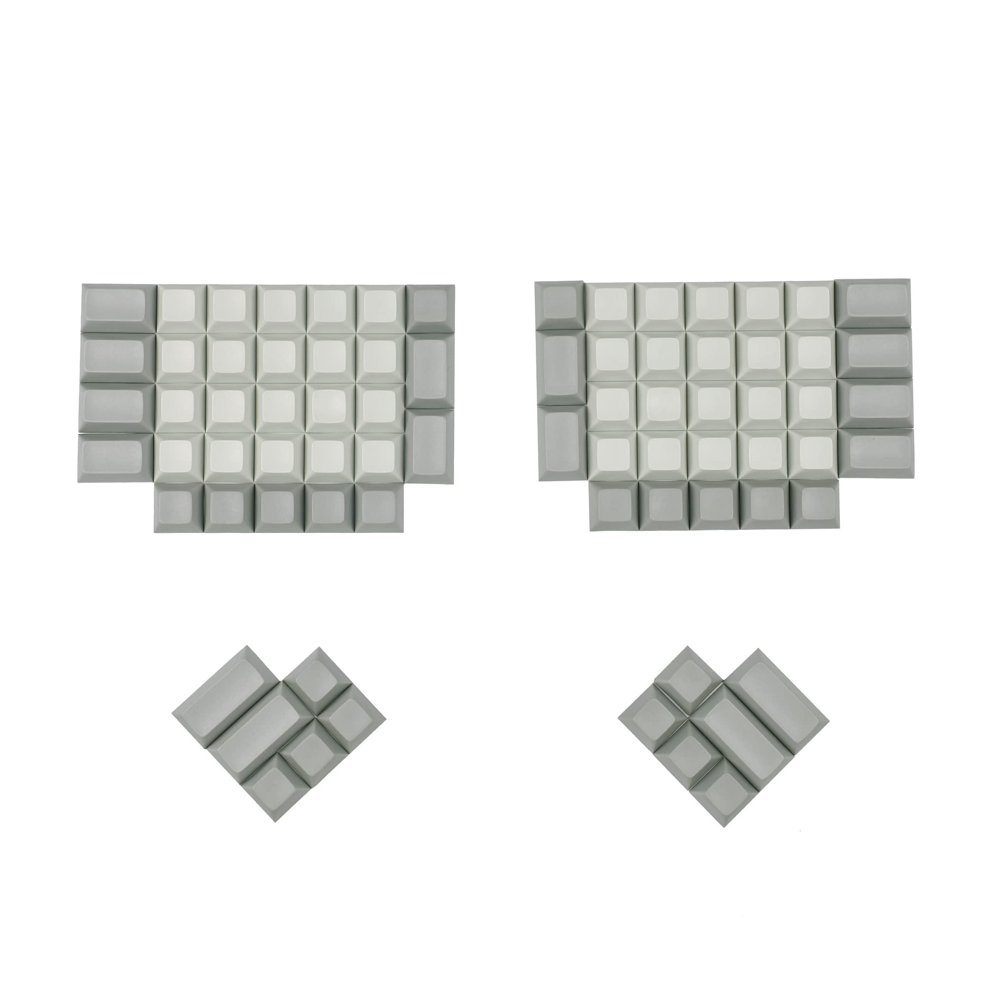 Amazon.com: YMDK DSA Profile PBT Blank Keycap Set for Ergo Ergodox ...